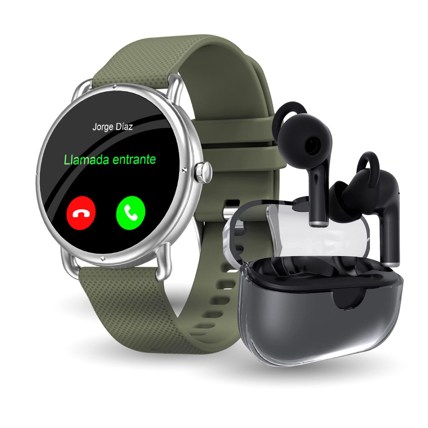 Kit Smartwatch Era One Llamadas Salud + Audífonos One Pods